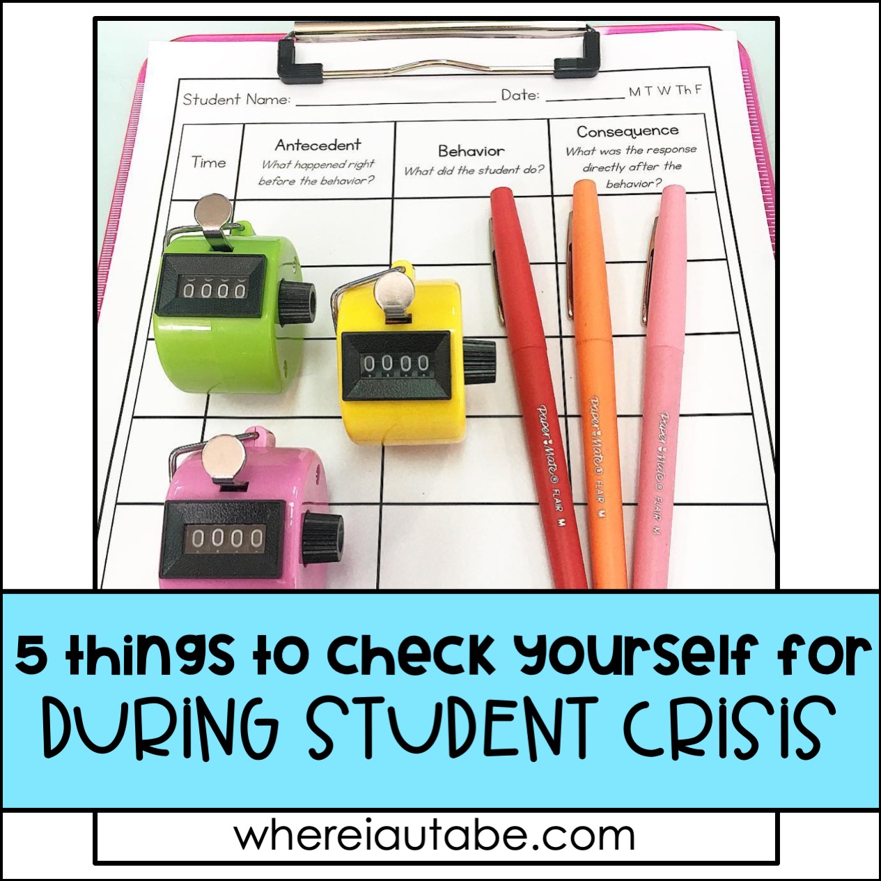 5 Things To Check Yourself For During Student Crisis - Where I Aut-a Be