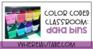 10 Ideas For A Color Coded Classroom - Where I Aut-a Be