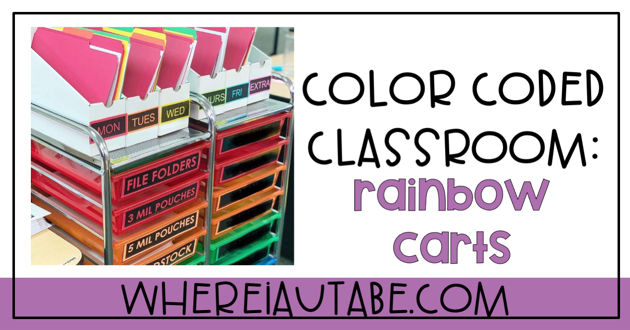 10 Ideas For A Color Coded Classroom - Where I Aut-a Be