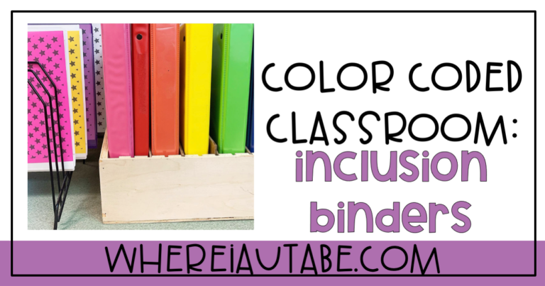 10 Ideas For A Color Coded Classroom - Where I Aut-a Be