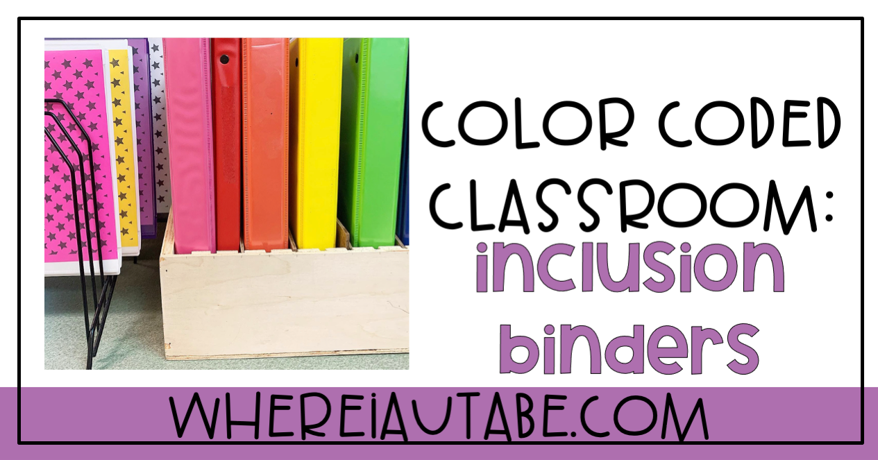 10 Ideas For A Color Coded Classroom - Where I Aut-a Be