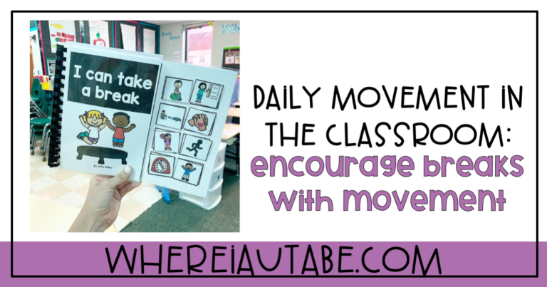5 Ways To Add Daily Movement In The Classroom - Where I Aut-a Be