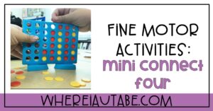 Fine Motor Activities For The Classroom - Where I Aut-a Be