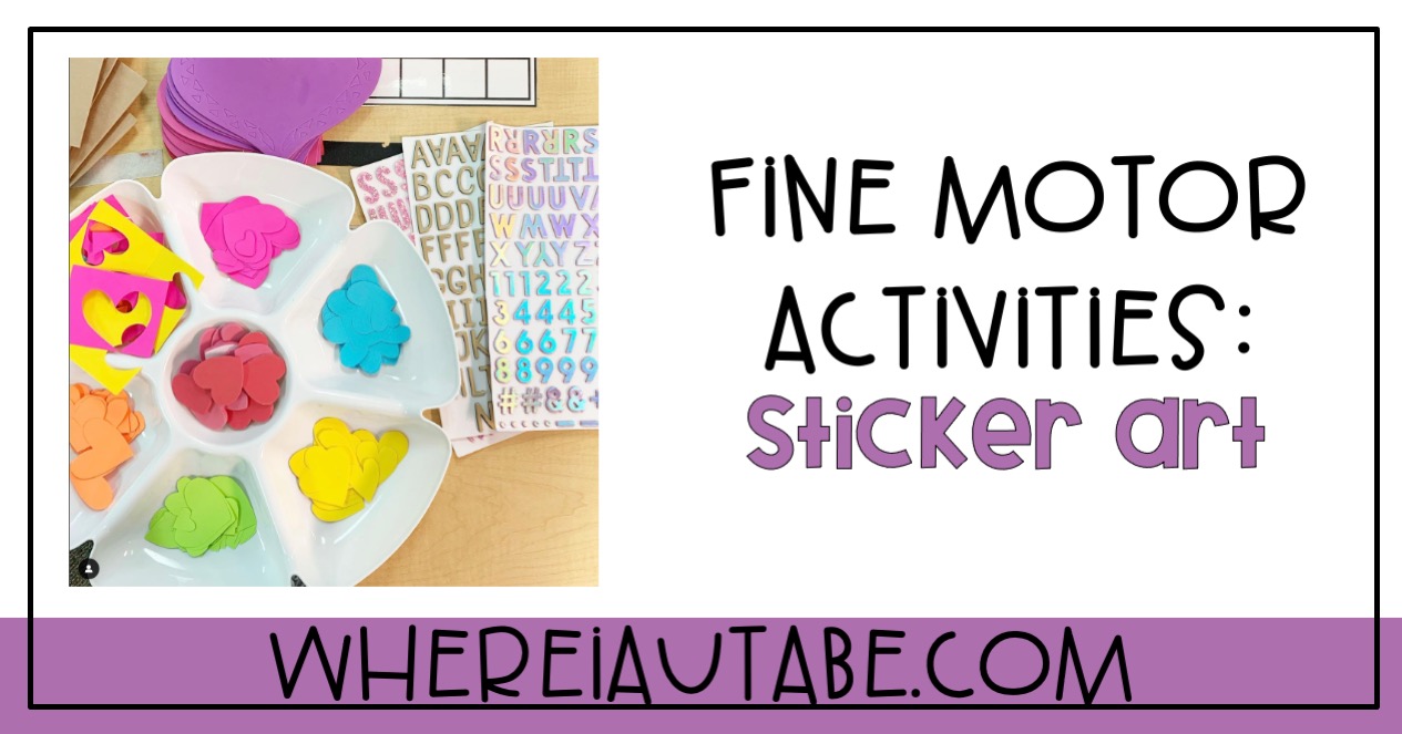 Fine Motor Activities For The Classroom - Where I Aut-a Be